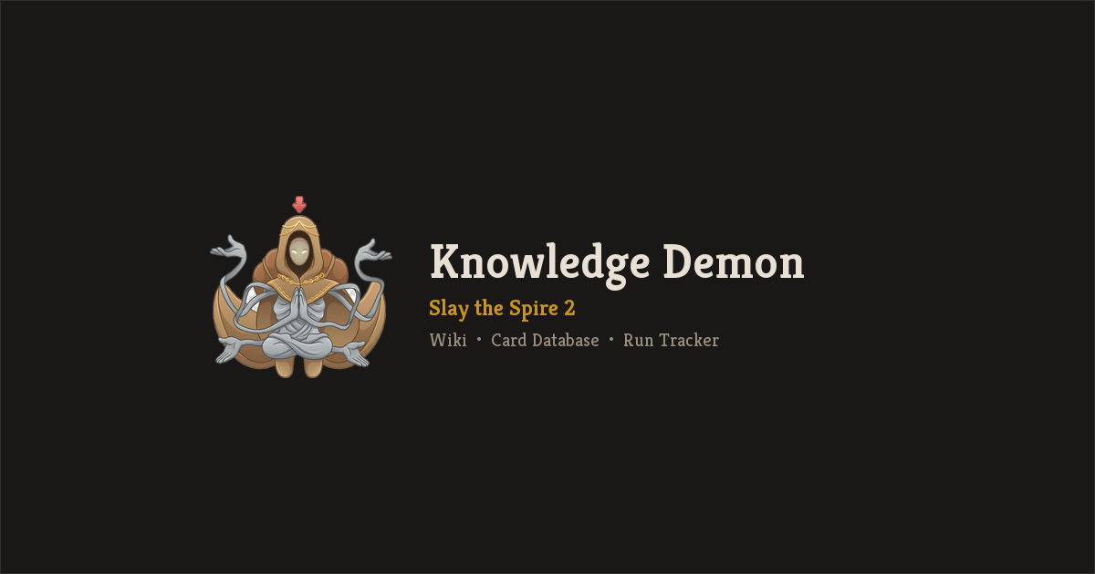 STS2 In-Game Overlay Mod — Card Ratings & Run Tracking | Knowledge Demon